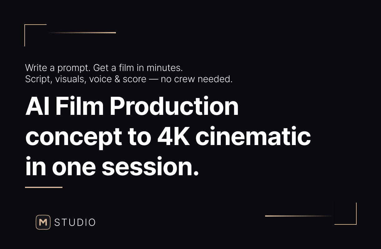 AI Film Production Software - Complete Suite | M Studio